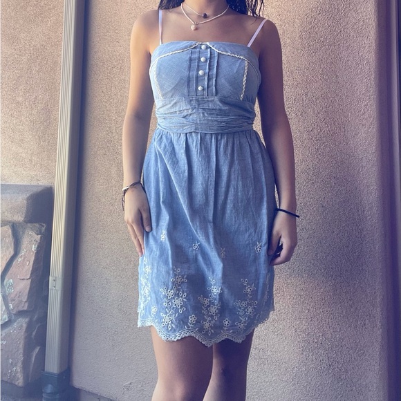 Jodi Kristopher | Dresses | Jodi Kristopher Baby Blue Sleeveless Dress ...